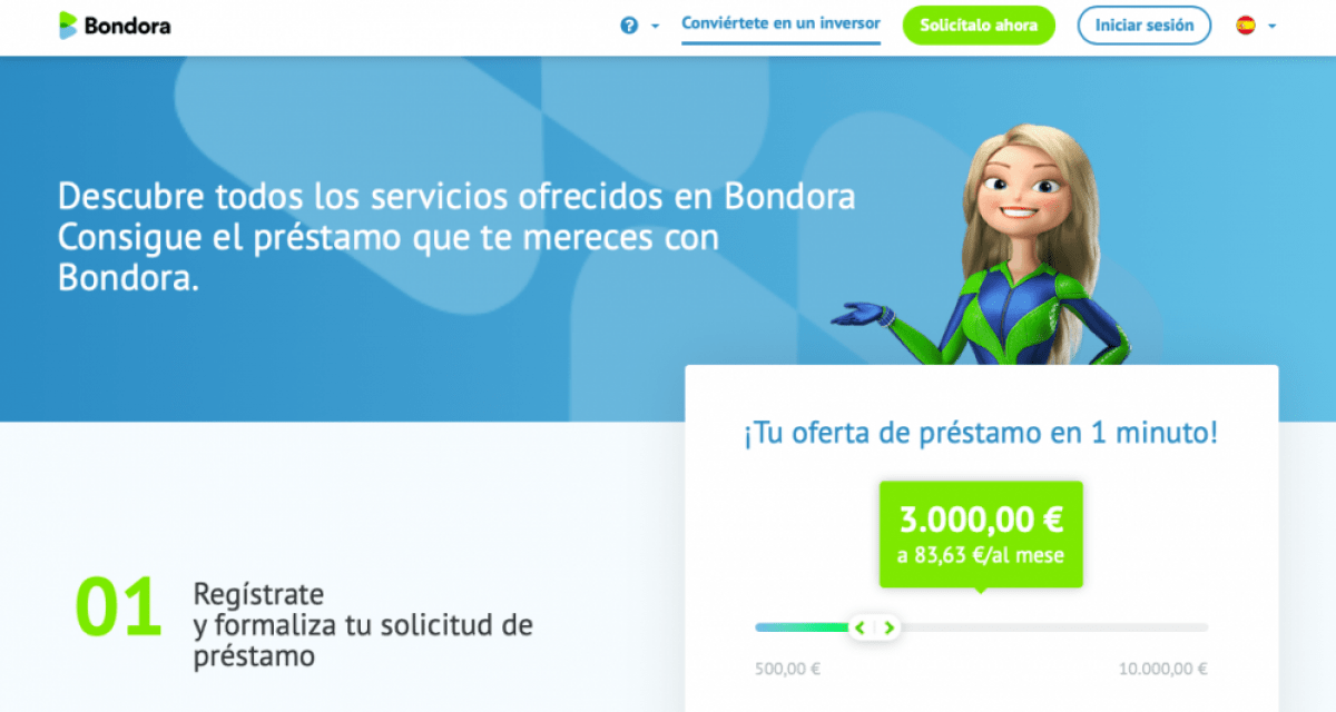 BONDORA - créditos online en España 500-10000€ | Finaton.com
