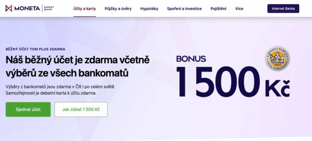 Moneta spořicí účet - recenze, úrok, přihlášení do účtu | Finaton.com